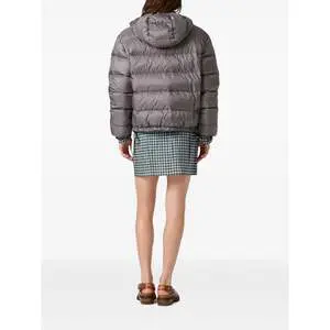 Miu Miu Grey Jackets Puffer Jackets