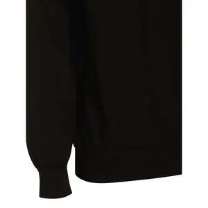Malo Virgin Wool Crew Neck Jumper - Black