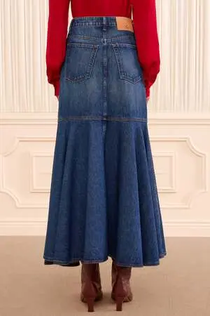 Ulla Johnson The Madelyn Denim Skirt