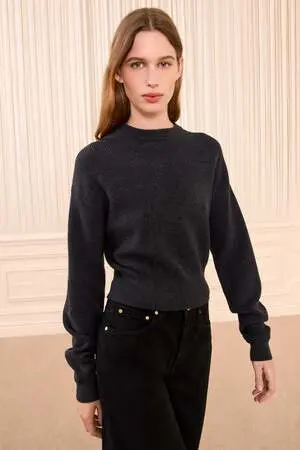 Ulla Johnson Alden Knit Pullover - Charcoal