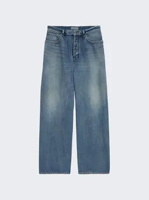 Balenciaga Baggy Fit Jeans - Blue