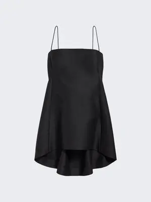 Balenciaga Babydoll Strap Dress - Black