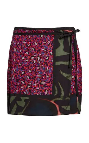Dries Van Noten Gabrinas Mini Skirt - Purple
