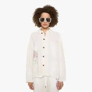 DR. COLLECTORS Saigon Shirt Jacket With Koi Fish Print