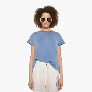 DR. COLLECTORS Palm Sprints T-shirt Bleu De Travail