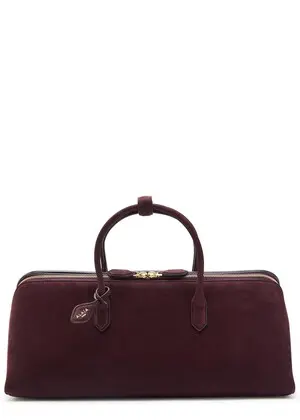 Alaïa Delta Medium Nubuck Top Handle Bag