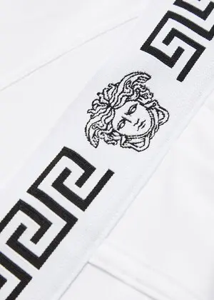 Versace Low-rise Stretch-cotton Trunks
