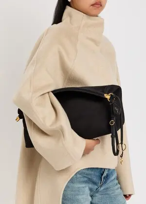 Alaïa Le Click Nubuck Clutch