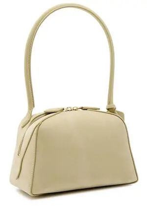 Alaïa Le Bouledogue Small Nubuck Shoulder Bag
