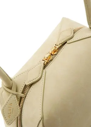 Alaïa Le Bouledogue Small Nubuck Shoulder Bag