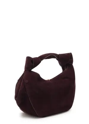 Gabriela Hearst Antonia Mini Suede Top Handle Bag