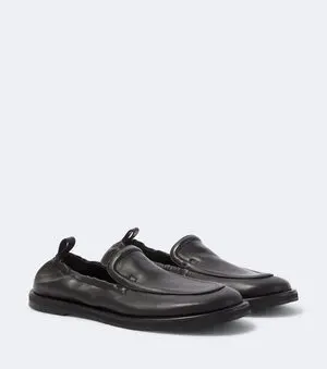 Studio Nicholson Donovan Leather Loafers - Black