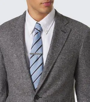 Canali Herringbone Blazer