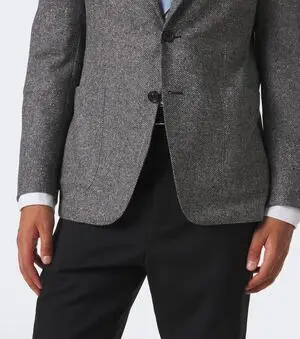 Canali Herringbone Blazer