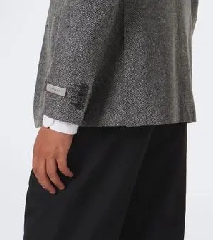 Canali Herringbone Blazer