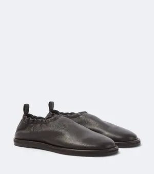 Studio Nicholson Korine Leather Slip-on Shoes - Brown