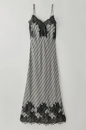 Free People Check Me Out Column Slip Dress