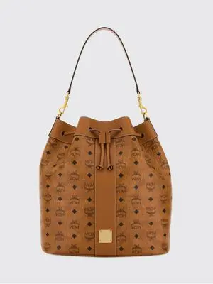 Mcm Logo Bucket Bags