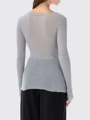 JAMES PERSE Slim Fit V-neck Cardigan In Cotton And Cashmere - Blue