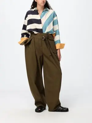 Loewe Water-repellent Wide-leg Silk-blend Cargo Trousers
