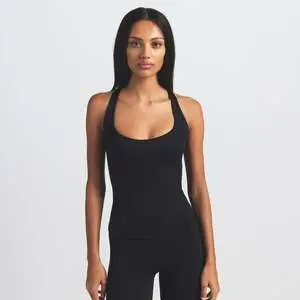 SKIMS Racerback Tank Top | Black | | Nike Matte
