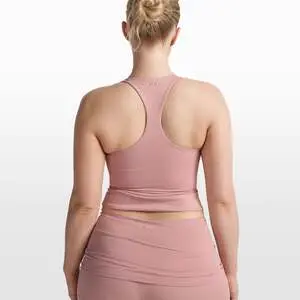 SKIMS Racerback Tank Top | Pink | Medium | Nike Matte