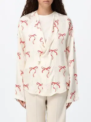 FORTE_FORTE Printed Silk Shirt