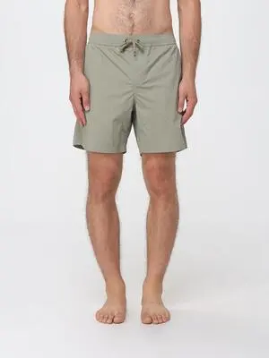 Herno Polyamide Swim Shorts With Elasticated Drawstring Waistband - Green
