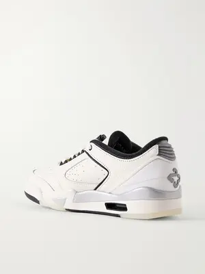 Nike Jordan Sixty Plus Textured-leather Sneakers - Neutrals