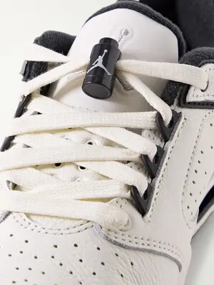 Nike Jordan Sixty Plus Textured-leather Sneakers - Neutrals