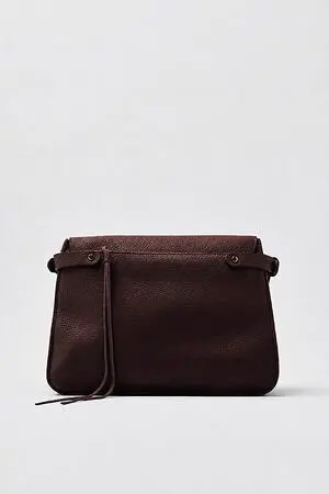Anthropologie Porter Leather Crossbody Bag