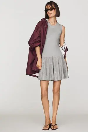 Anthropologie Drop-waist Mi Sweater Dress - Grey