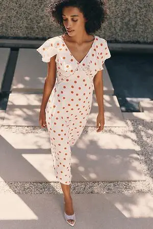 MAUDE CLUB Valerie Petite Maxi Dress