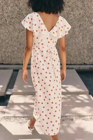 MAUDE CLUB Valerie Petite Maxi Dress