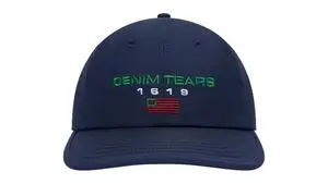 DENIM TEARS 1619 Cap - Navy Blue