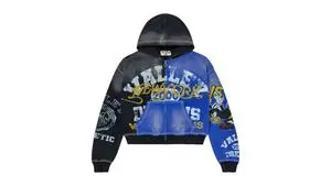 VALE FOREVER Bipolar Big Zip Up Hoodie