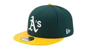New Era Oakland Athletics Home Fitted Hat - Forest Green