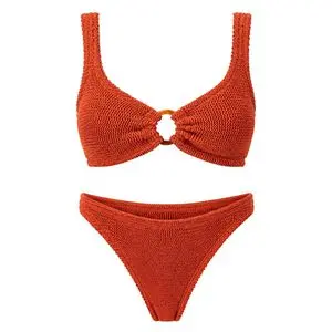 HEART AND SOUL Dattero Cindy Crinkle Bikini Set - Brown