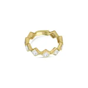 Argento Vivo The Martina Cz Ring - Gold