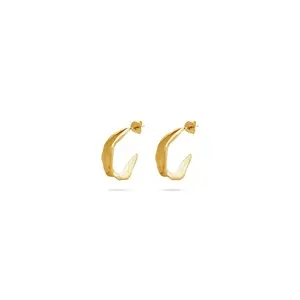 Argento Vivo The Wavy Hoop