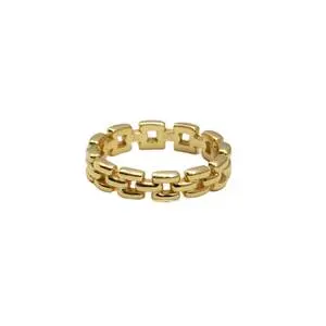 Argento Vivo Thin Panthera Ring - Gold
