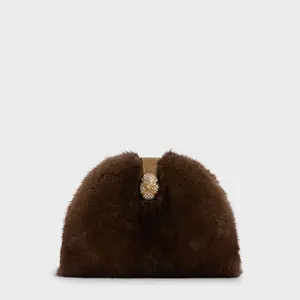 GIUSEPPE ZANOTTI Ophelia Furry Bag