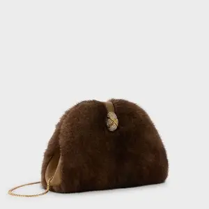GIUSEPPE ZANOTTI Ophelia Furry Bag