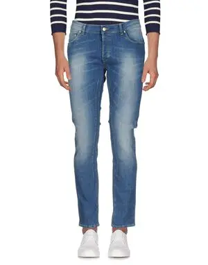 DANIELE ALESSANDRINI Jeans Size Cotton, Elastane