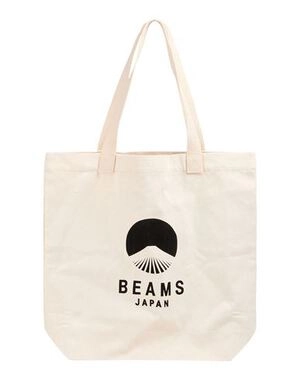 BEAMS Handbag Ivory Cotton - White