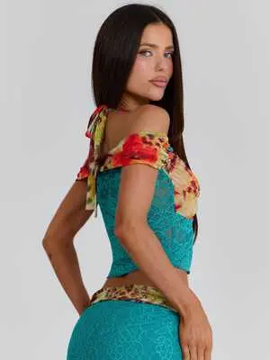 OUTCAST Pippin Top In Tigerlily