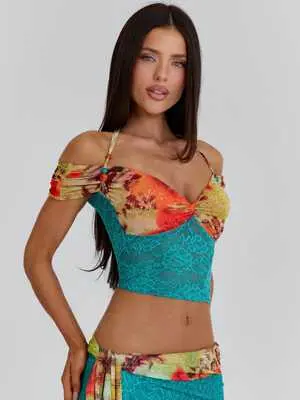 OUTCAST Pippin Top In Tigerlily