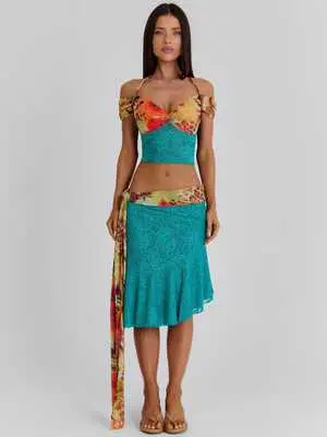 OUTCAST Pippin Top In Tigerlily