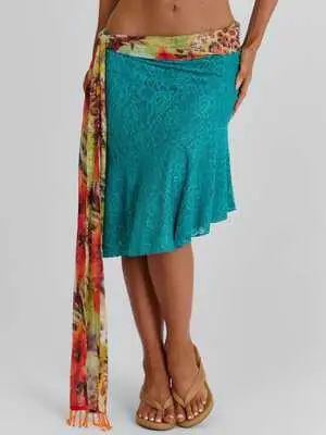 OUTCAST Pippin Midi Skirt Tigerlily