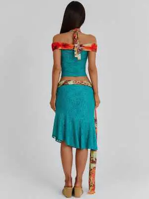 OUTCAST Pippin Midi Skirt Tigerlily